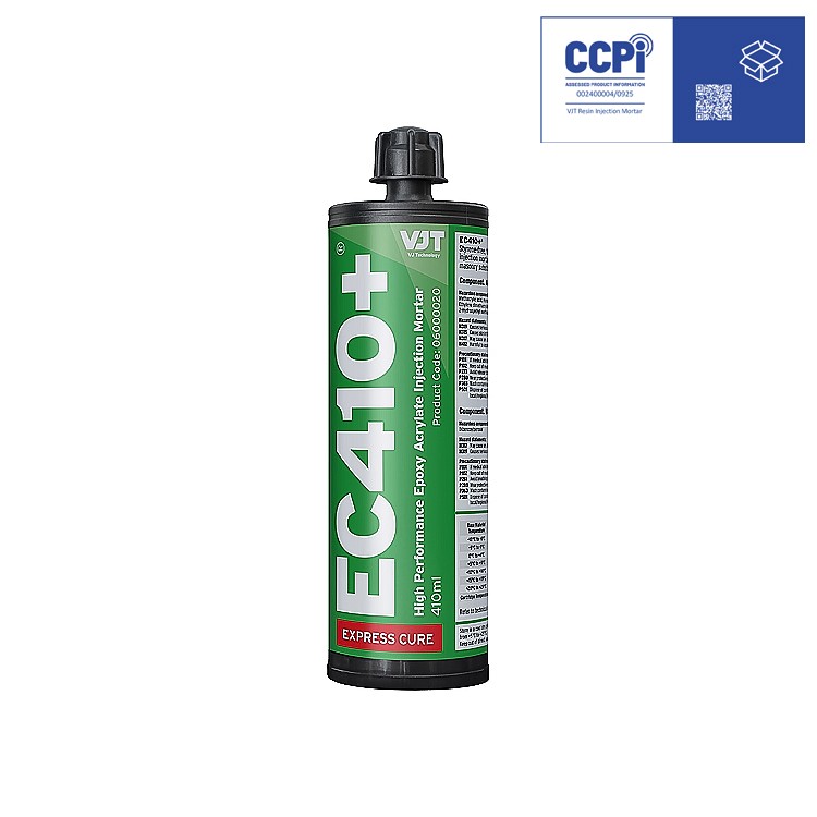 VJT EC410+® Epoxy Acrylate Resin Injection Mortar Cartridge (Express Cure)