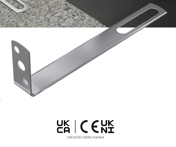 TEC TIES TTSFC Safety Frame Cramp 3 Hole Stainless Steel