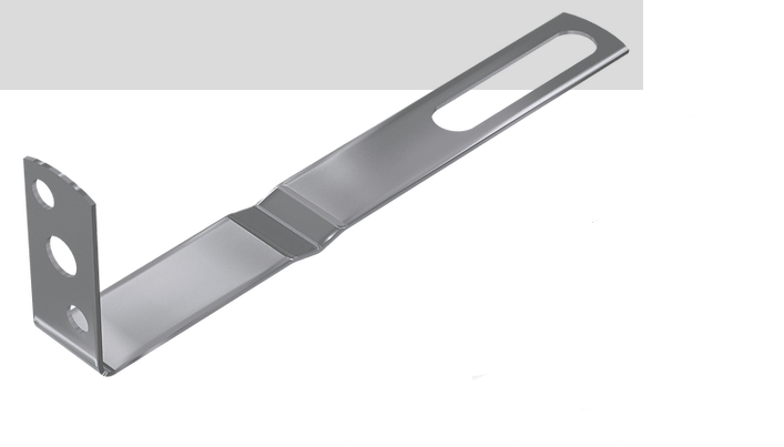 TEC TIES Safety Frame Cramp 3 Hole V Drip Stainless Steel