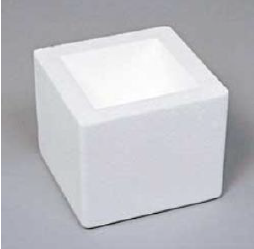 Polystyrene Cube Mould 100mm