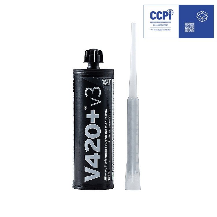 V420+® v3 Is VJT's Hybrid Resin Injection Mortar 420ml