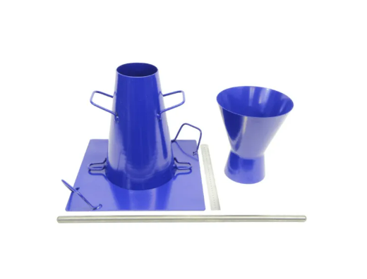 Slump Cone Test Kit (Contains Cone, Base Plate, Funnel, Tamp Rod & Scoop)